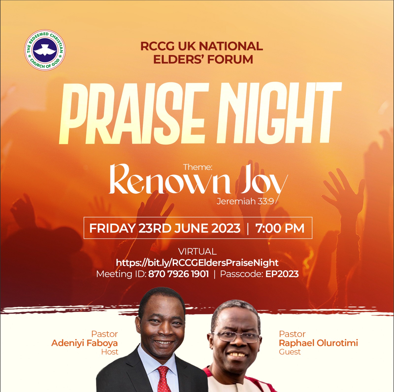 RCCG UK NATIONAL ELDERS